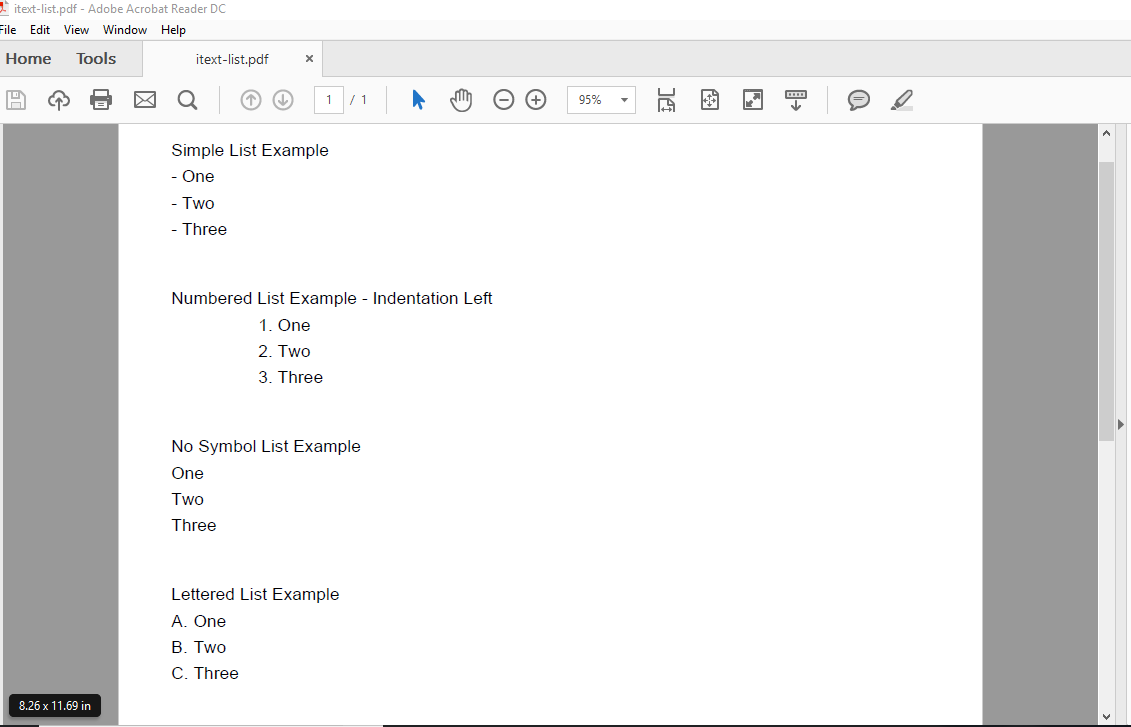 Add List In PDF Using IText KSCodes